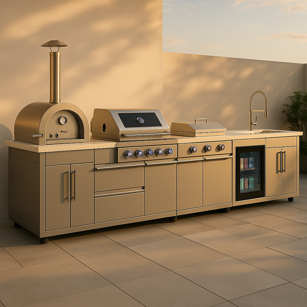 Luxury Outdoor Kitchens, Wine Fridges & Fire Features | Ageré